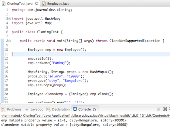 Java Object Clone Method Cloning In Java DigitalOcean