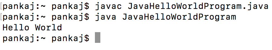 Java Hello World Program DigitalOcean