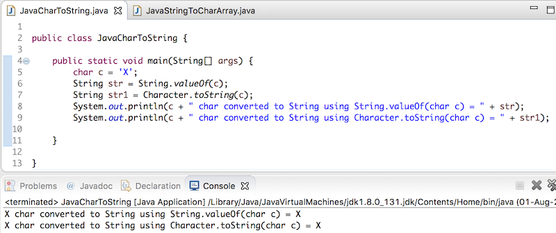 Predictor Mrak Romance How To Convert Char To String In Java Horn ad 