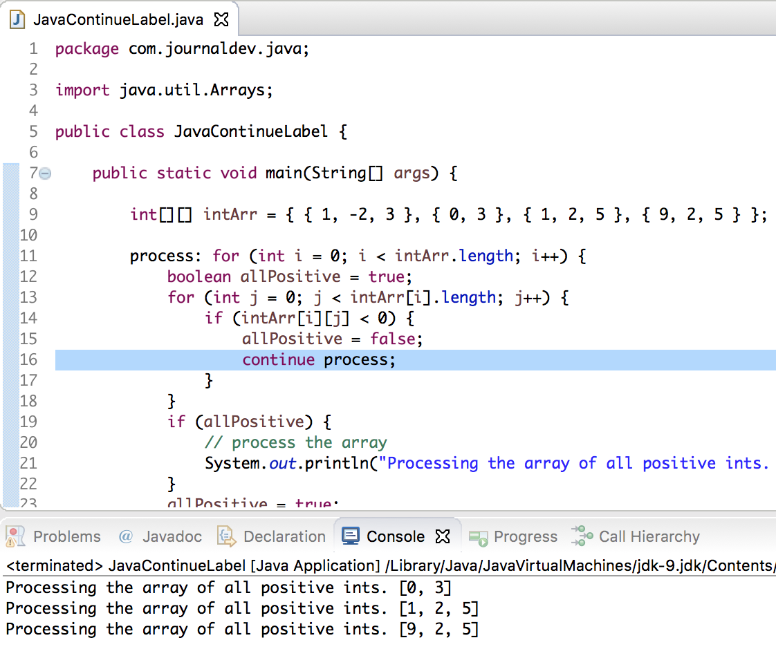 Java Continue Statement DigitalOcean