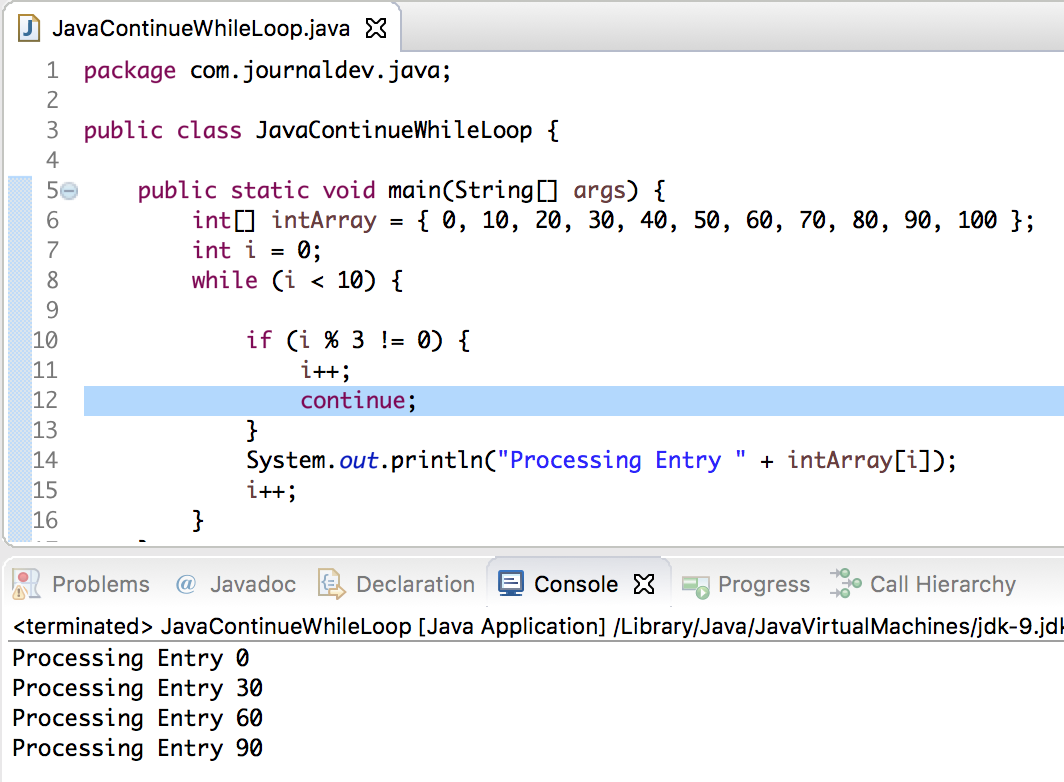 Java Continue Statement DigitalOcean