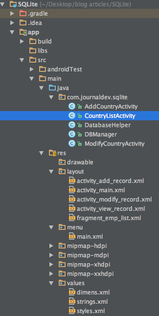 Android SQLite Database Example Tutorial DigitalOcean