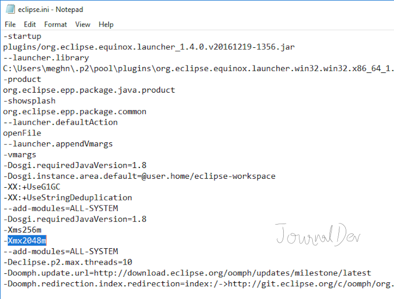 Eclipse OutOfMemory Error Fix By Increasing Heap Memory Permgen Space 
