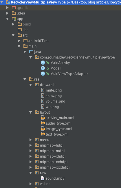 Android RecyclerView Example Multiple ViewTypes DigitalOcean