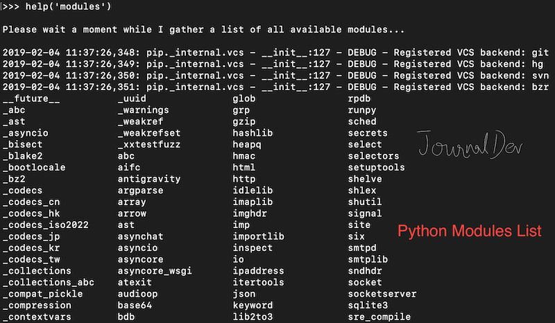 Python Modules DigitalOcean