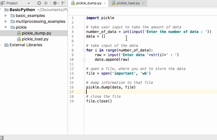 Python Archivos Archivos Pickle Youtube Riset