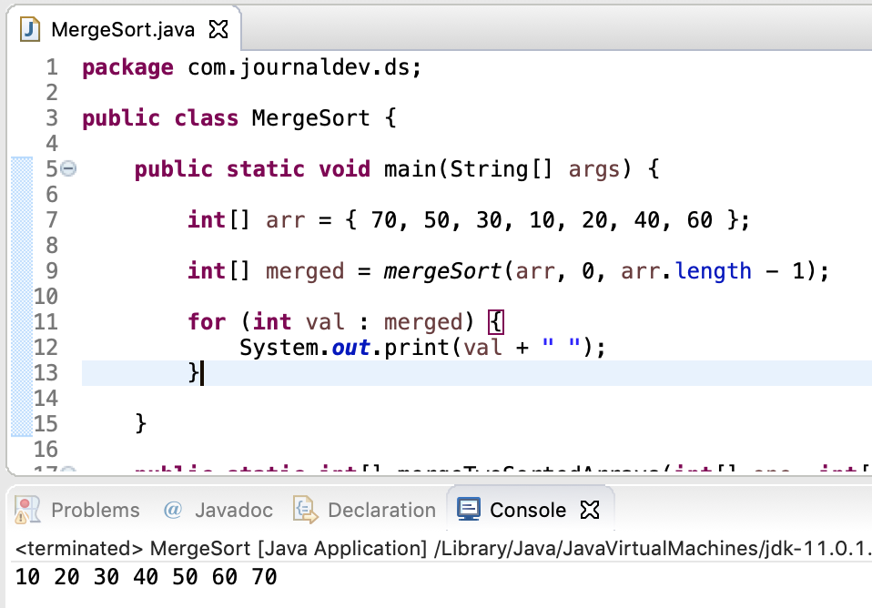 Merge Sort Algorithm Java C And Python Implementation DigitalOcean
