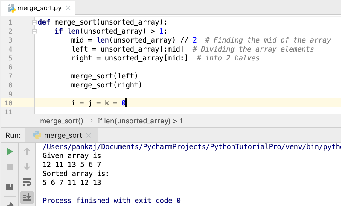 Merge Sort Algorithm Java C And Python Implementation DigitalOcean