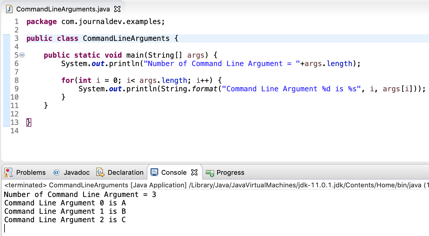 Command Line Arguments In Java DigitalOcean