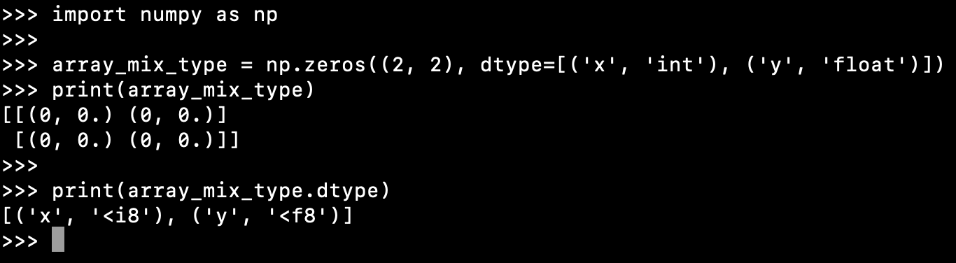 Numpy zeros In Python DigitalOcean