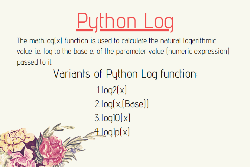 Python Log Functions To Calculate Logarithm DigitalOcean