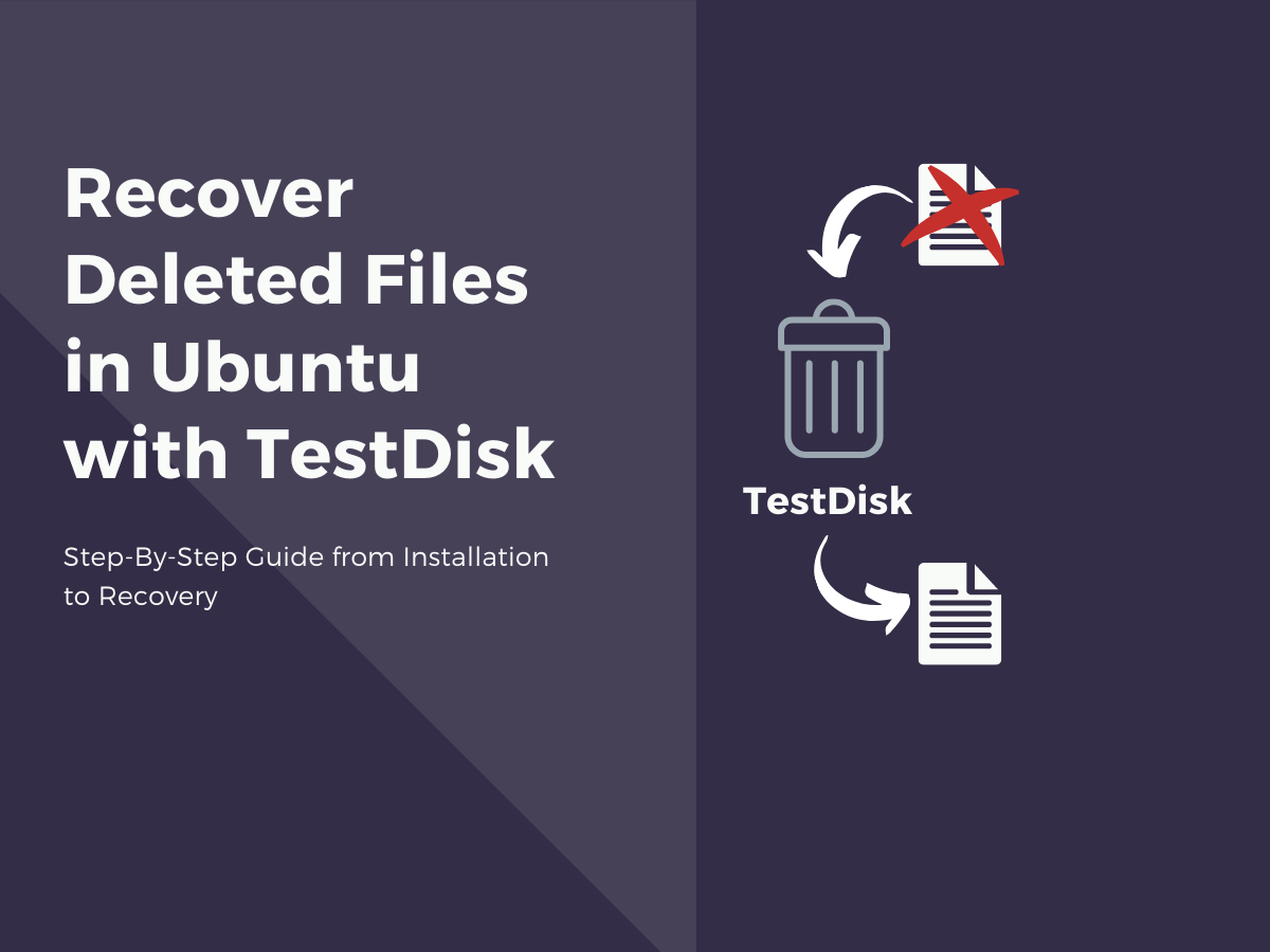 How To Install TestDisk On Linux And Recover Deleted Files DigitalOcean