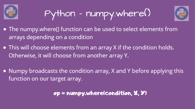 How To Use Python Numpy where Method DigitalOcean